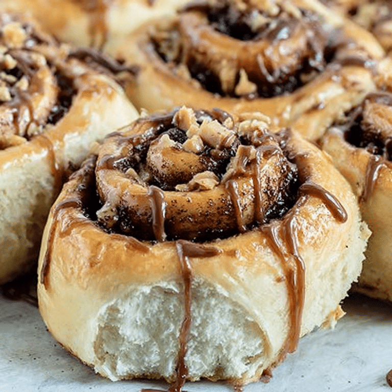Chocolate Peanut Butter Sweet Rolls